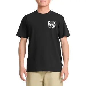 Quiksilver Graphic Cotton T-shirt - Black