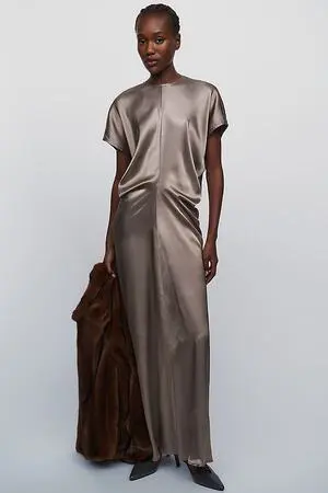 A.REN Draped Slip Maxi Dress