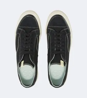 Visvim Nolan Suede-trimmed Canvas Sneakers - Black