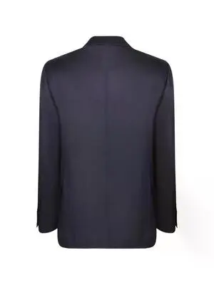 LARDINI Peak-lapel Flower-pin Blazer