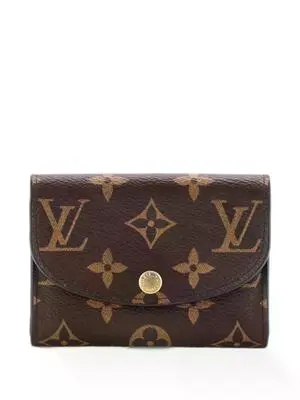 LOUIS VUITTON Rosalie Coin Purse Monogram Canvas Pouch - Brown