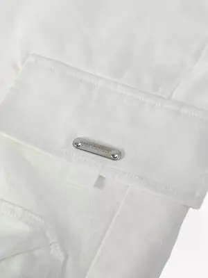 PRIVATE POLICY 9-pocket Wide-leg Cargo Pants