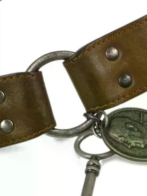 Dior D Buckle Coin Charm Belt