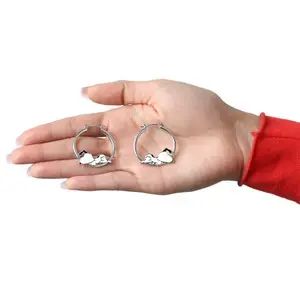 PEANUTS Snoopy Hoop Earrings For