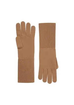 LOOP CASHMERE Cashmere Glove In Harvest - Brown