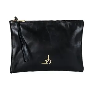 JOVIE Frame Clutch In Noir