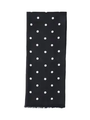 Destin Thin Polka-dot Scarf
