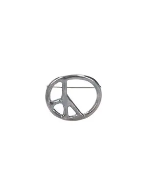 Needles Brooch “peace” Silver