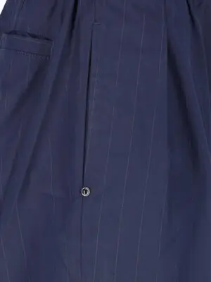 WHITE SAND Straight-leg Trousers With Belt