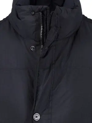 Stone Island Vest "crinkle Reps Ny - Black