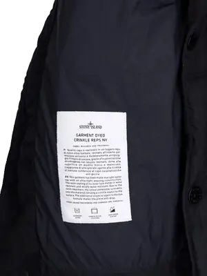 Stone Island Vest "crinkle Reps Ny - Black