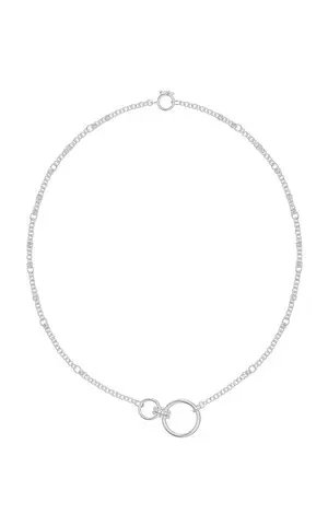 SPINELLI KILCOLLIN Cerys Pave Linked Necklace 16 - Silver