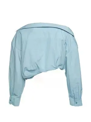 Jacquemus La Chemise Mejean Cropped Shirt