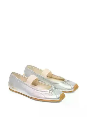 GOLDEN GOOSE Toile Embroidered Leather Sneakers