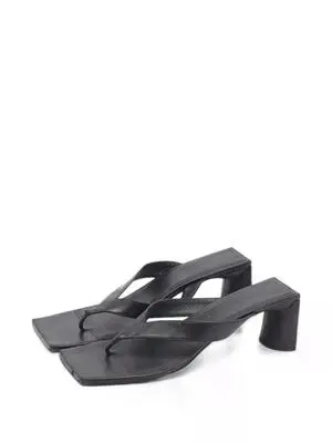 Balenciaga Double Square Thong Sandals
