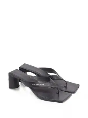 Balenciaga Double Square Thong Sandals