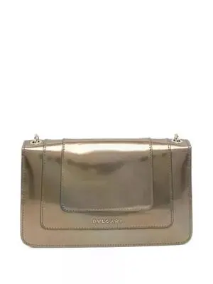 BVLGARI Serpenti Forever Metallic-effect Shoulder Bag