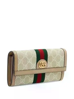 Gucci Ophidia Gg Supreme Continental Wallet