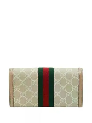 Gucci Ophidia Gg Supreme Continental Wallet - Neutrals