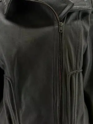 Vince Belted Leather Jacket