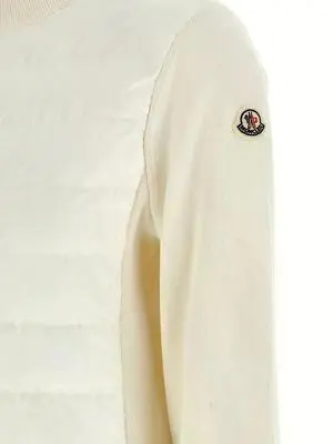 Moncler Quilted Panel Cardigan