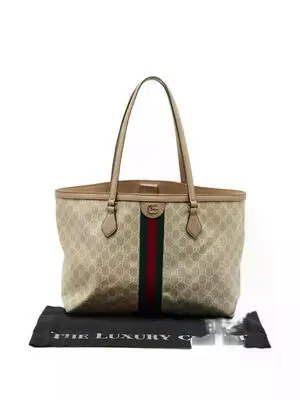 Gucci Large Ophidia Gg Supreme Tote Bag