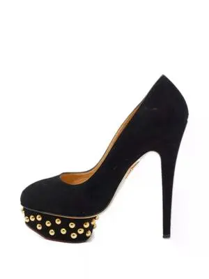 CHARLOTTE OLYMPIA Dolly Studded Platform Pumps - Black