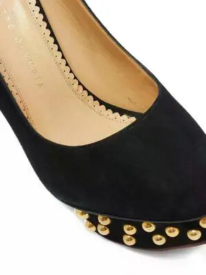 CHARLOTTE OLYMPIA Dolly Studded Platform Pumps