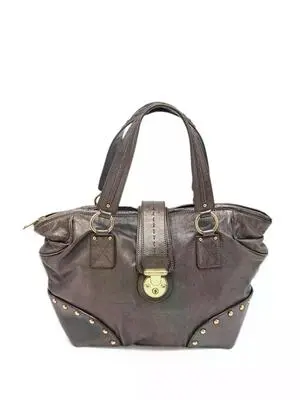 Dolce & Gabbana Studded Lock Tote Bag