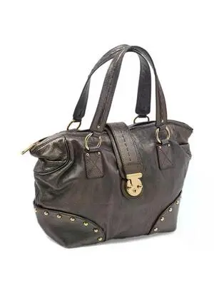 Dolce & Gabbana Studded Lock Tote Bag