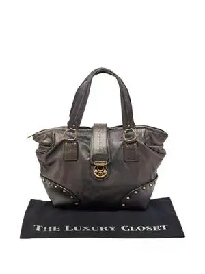 Dolce & Gabbana Studded Lock Tote Bag