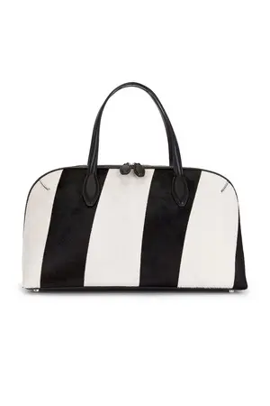 TOTEME Medium Pony Hair Day Tote Bag In Black & White - Zebra