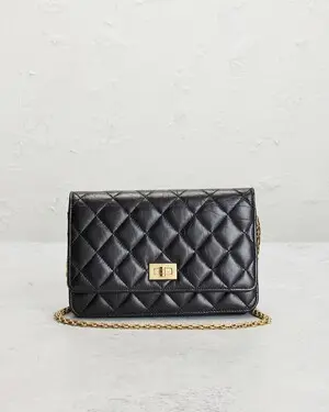 FWRD RENEW Chanel Lambskin 2.55 Reissue Wallet On Chain
