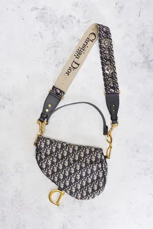 Dior Trotter Oblique Saddle Bag