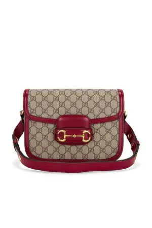 FWRD RENEW Gucci Horsebit 1955 Shoulder Bag - Red