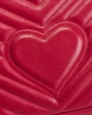 FWRD RENEW Gucci Gg Marmont Shoulder Bag - Red