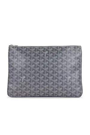 Goyard Senat Mm Pouch In Grey - Gray