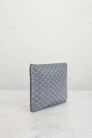 Goyard Senat Mm Pouch In Grey - Gray