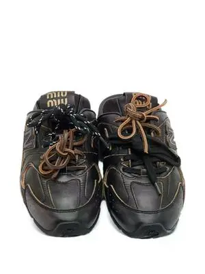 Miu Miu X New Balance 530 Sl Lace-up Sneaker Mules