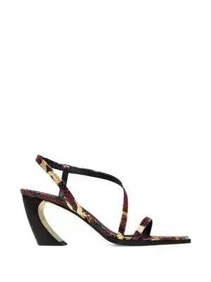 VANDA NOVAK Selena Leather Sandals
