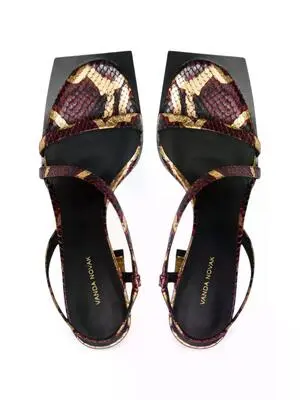VANDA NOVAK Selena Leather Sandals