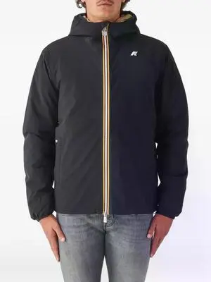 K-WAY Reversible Hooded Jacket - Black