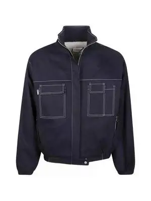 CARRER Barrau Contrast-stitch Jacket - Blue
