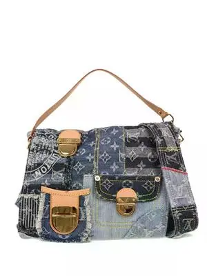 LOUIS VUITTON Monogram Denim Shoulder Bag