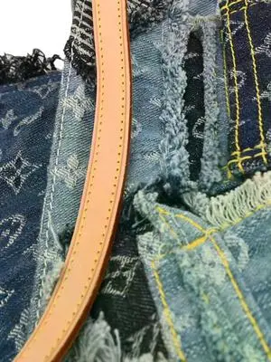 LOUIS VUITTON Monogram Denim Shoulder Bag