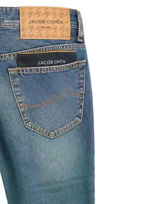 JACOB COHЁN Bard Faded-wash Straight-leg Jeans