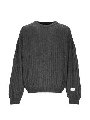 Wood Wood Ribbed-knit Sweater - Grey