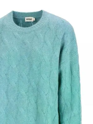 NOTSHY Patzi Cable-knit Cashmere Sweater