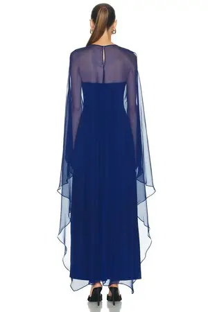 Simkhai Fiora Cape Gown