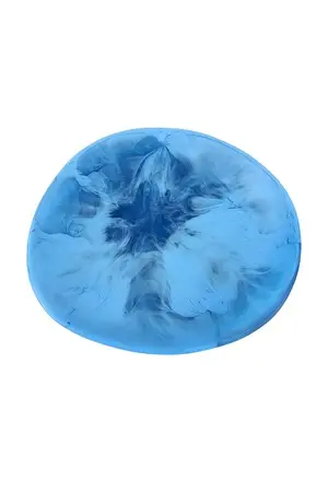 Dinosaur Designs Pebble Side Plate In Blue - Sky